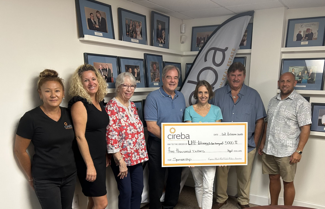 CIREBA Supports LIFE’s Mission to Strengthen Literacy Across the Cayman ...
